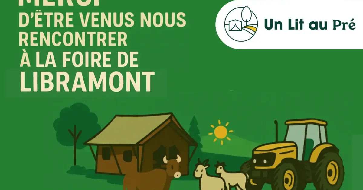 Découvrez Un Lit au Pré à la foire de Libramont 2025 - Un Lit au Pré